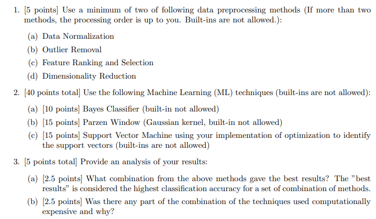 Solved The dataset is numbers in a 42000x60 ﻿excel file. | Chegg.com