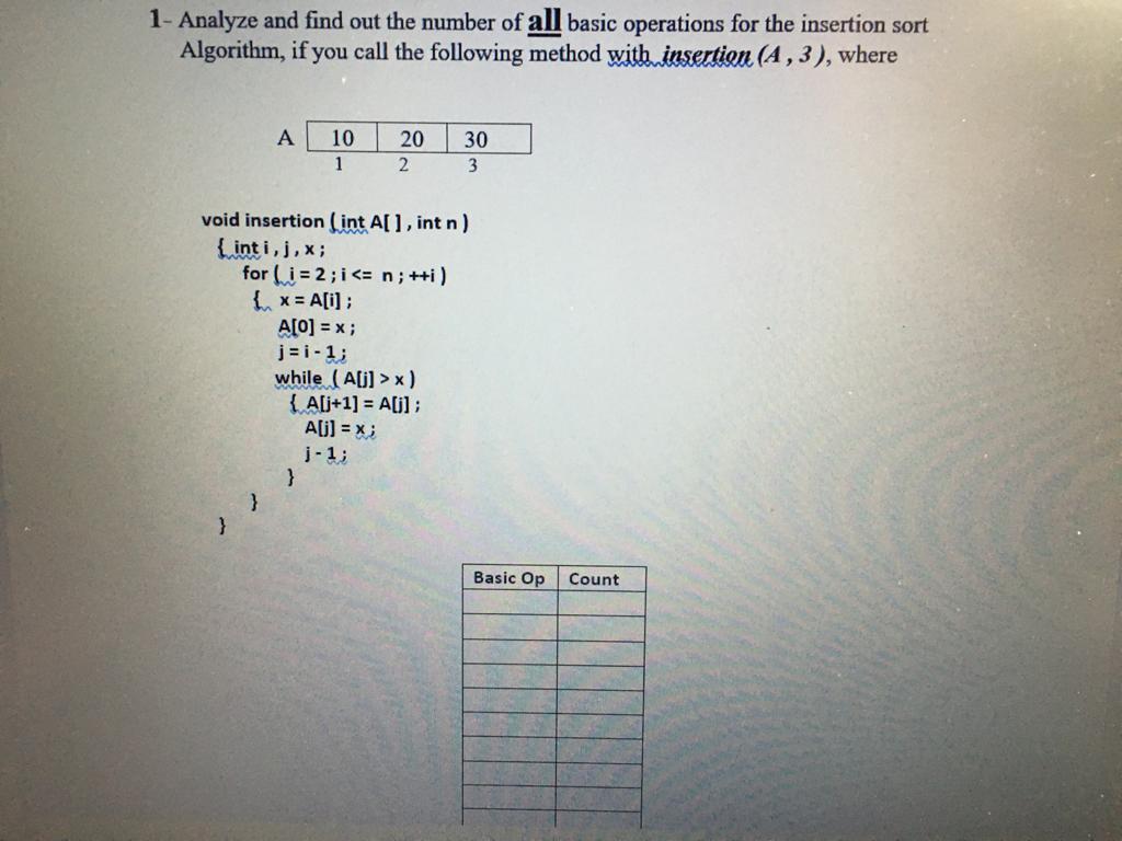 Solved 1- Analyze and find out the number of all basic | Chegg.com