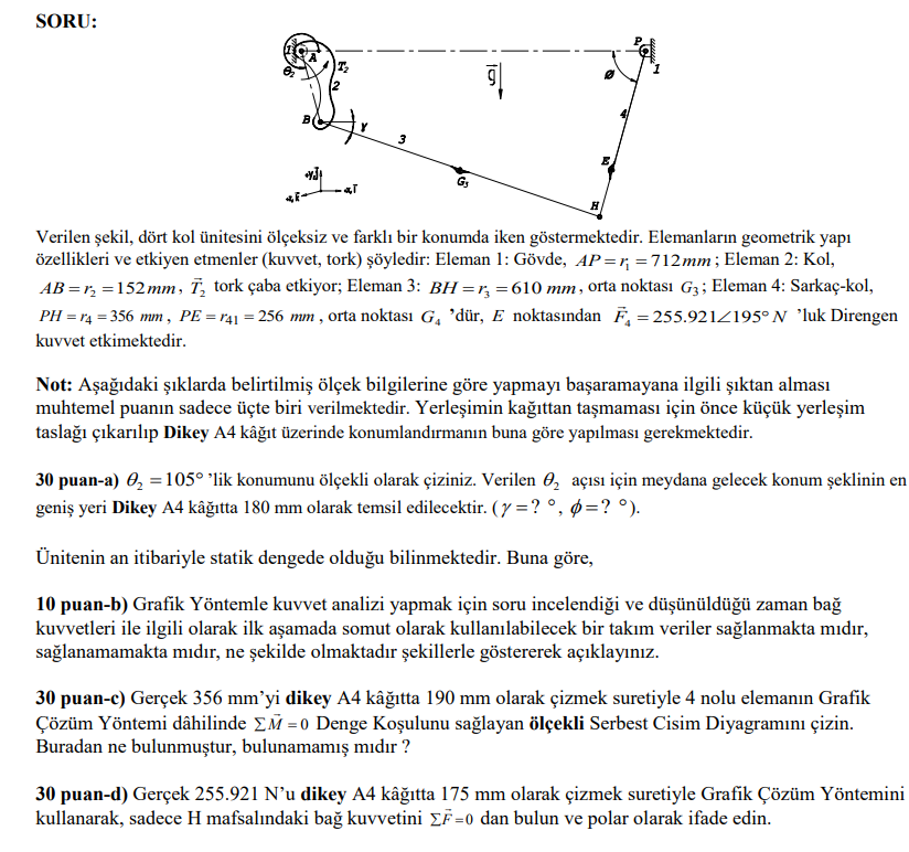 The figure given shows the four arm units | Chegg.com
