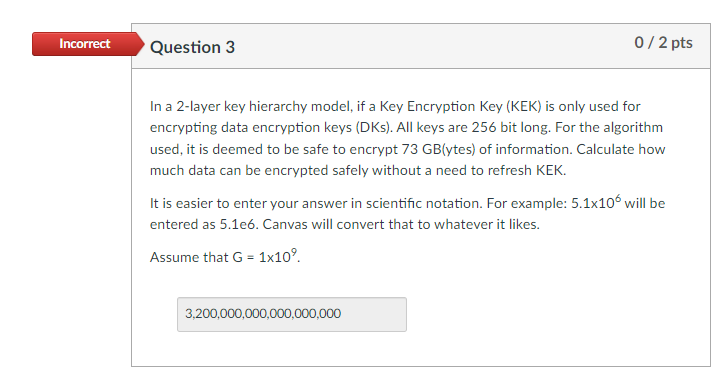 Solved In a 2-layer key hierarchy model, if a Key Encryption | Chegg.com