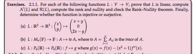 Solved Exercises. 2.1.1. For each of the following functions | Chegg.com