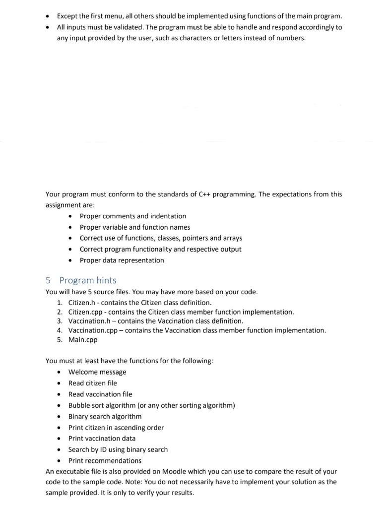 Solved Classes and objects/Arrays/Pointers - | Chegg.com