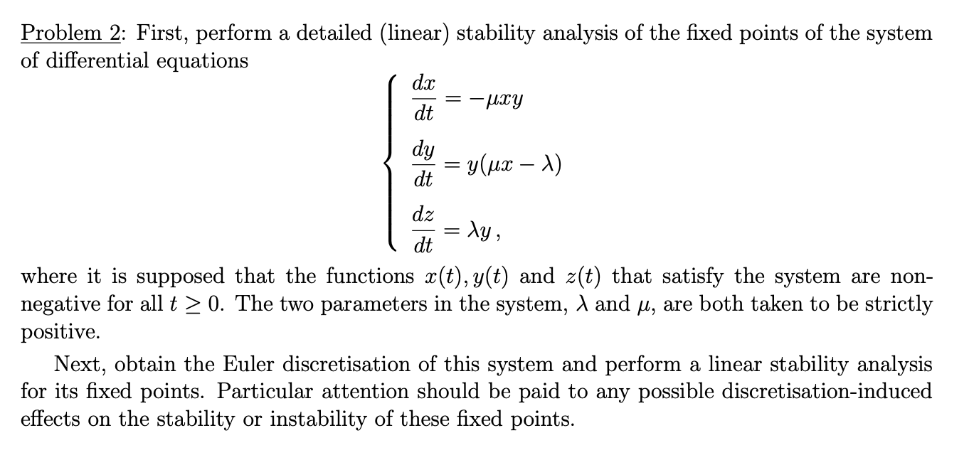 Solved Problem 2: First, perform a detailed (linear) | Chegg.com