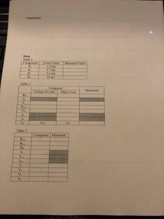 Solved Series-parallel circuits Name Date Objectives Use the | Chegg.com