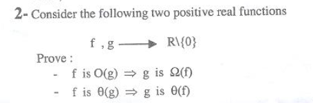 Solved 2- Consider the following two positive real functions | Chegg.com