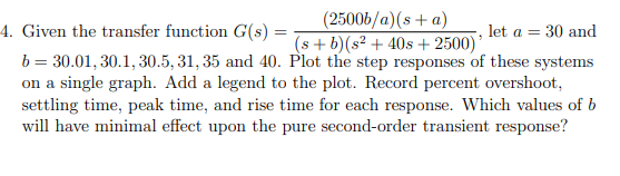 Solved You may use the SISOtool of MATLAB to complete this | Chegg.com
