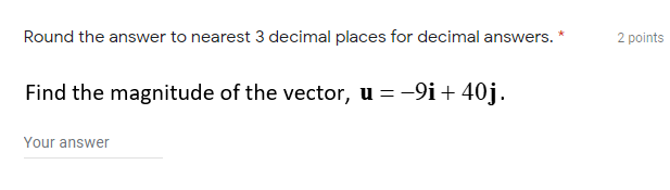 Solved Round the answer to nearest 3 decimal places for | Chegg.com