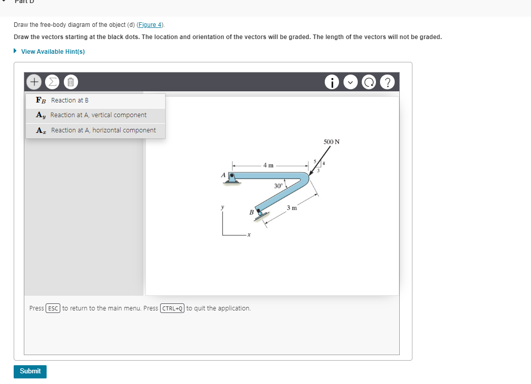 Solved Draw the free-body diagram of the object (e) (Figure | Chegg.com