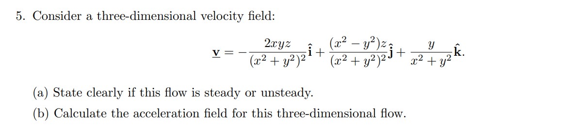 Solved 7. A fluid flows past a sphere with an upstream | Chegg.com