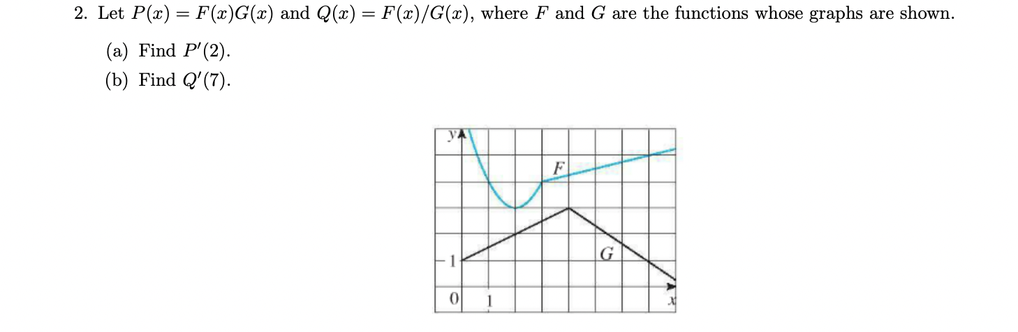 Solved 2. Let P(x) = F(x)G(x) and Q(x) = F(x)/G(x), where F | Chegg.com