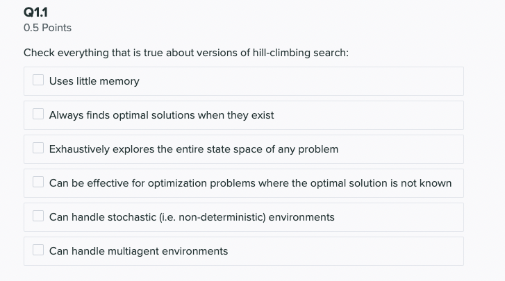 Solved 0.5 Points Check everything that is true about | Chegg.com