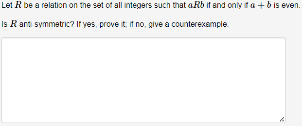 Solved Let R be a relation on the set of all integers such | Chegg.com