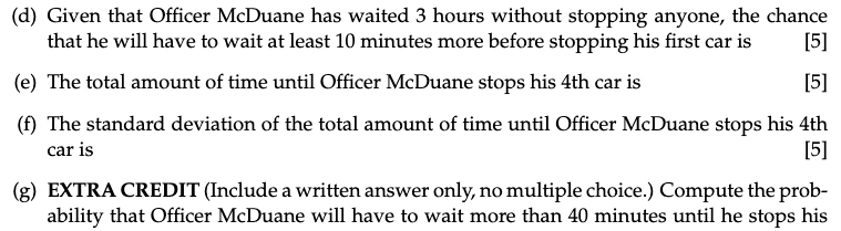 Solved Problem 3: In this problem, we still consider Officer | Chegg.com