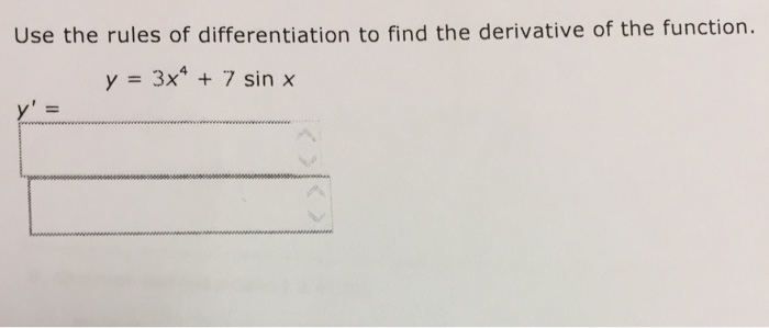 Solved Find the derivative of the function by the limit | Chegg.com