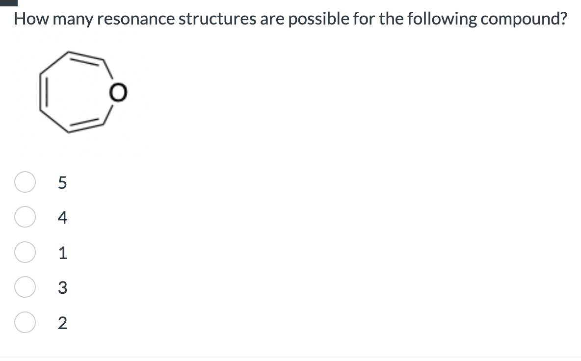 Solved How many resonance structures are possible for the | Chegg.com