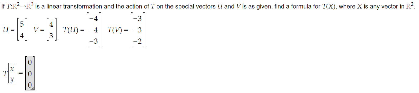 Solved If \\( T: \\mathbb{R}^{2} \\rightarrow | Chegg.com