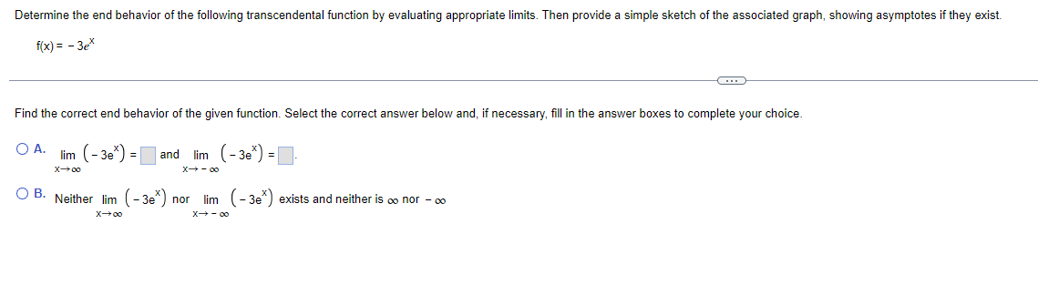 Solved Determine the end behavior of the following | Chegg.com