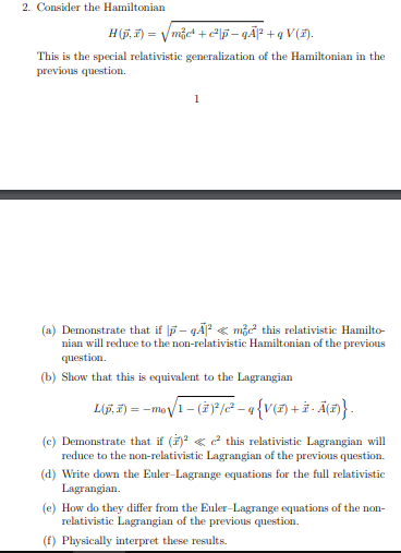 Solved 2. Consider the Hamiltonian | Chegg.com