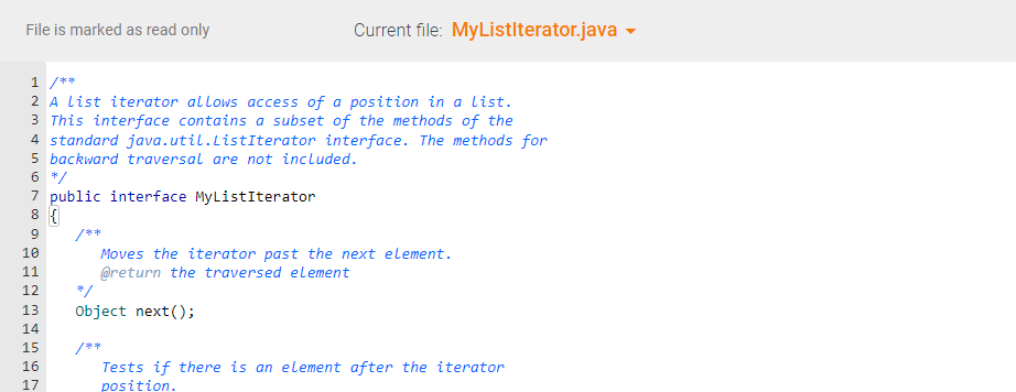 Solved Please use JAVA Solve for files MyArrayList.java and | Chegg.com Solved Please use JAVA Solve for files MyArrayList.java and | Chegg.com