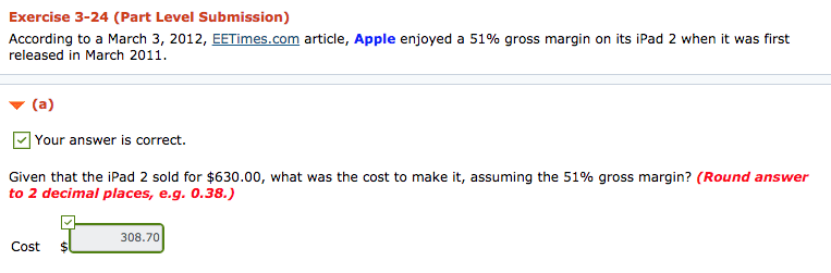 Solved Ivanhoe Sports Exercise 3-15 (Part Level Submission) | Chegg.com