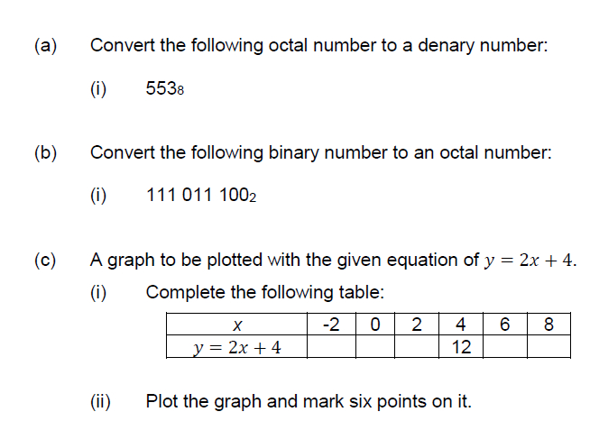 Show me the steps to solve given question(a) ﻿Convert | Chegg.com