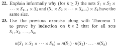 Solved 22. Explain informally why (for k≥3 ) the sets S1×S1× | Chegg.com