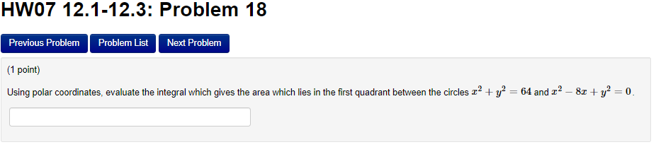 Solved Hw07 121 123 Problem 18 Previous Problem Problem