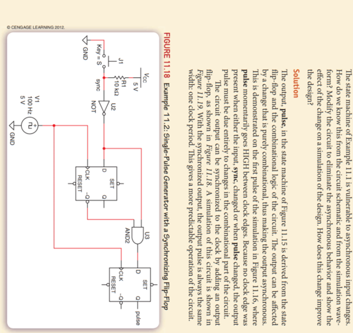 Briefly explain why the single-pulse circuit in | Chegg.com