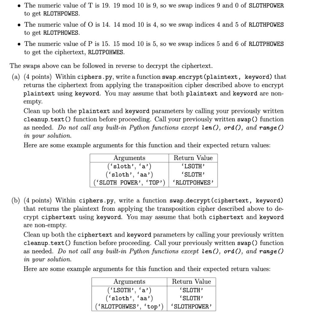 Solved 3. (12 points) In the Caesar cipher, encryption is | Chegg.com