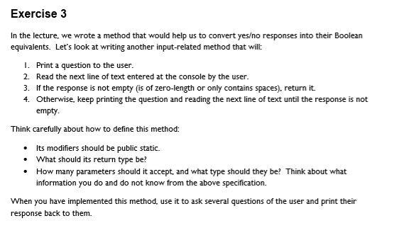 Solved Use java to solve all in a single class named "Part | Chegg.com