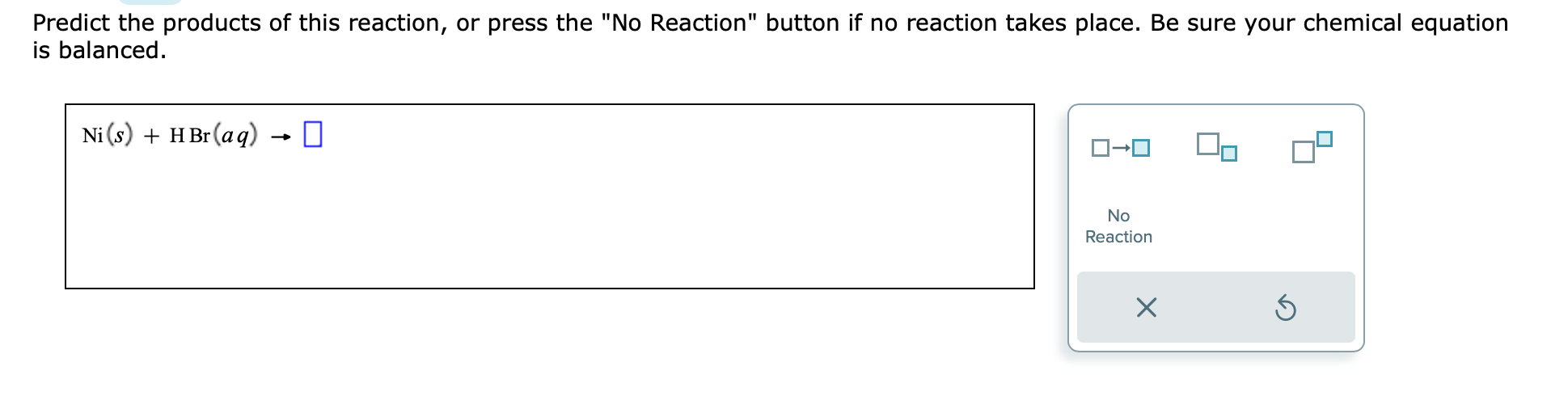Solved Predict the products of this reaction, or press the | Chegg.com