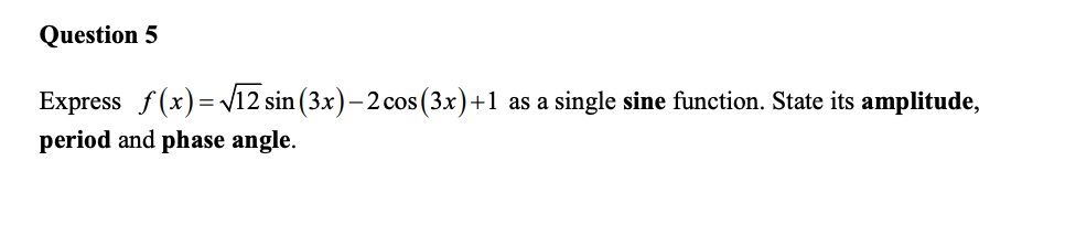Solved Express each of the following functions as a product | Chegg.com