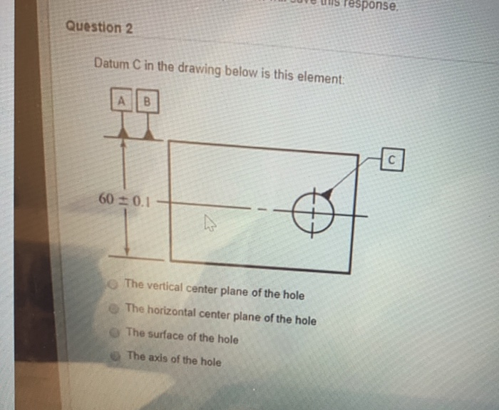 Solved Question 25 This entity can't be used as a datum | Chegg.com