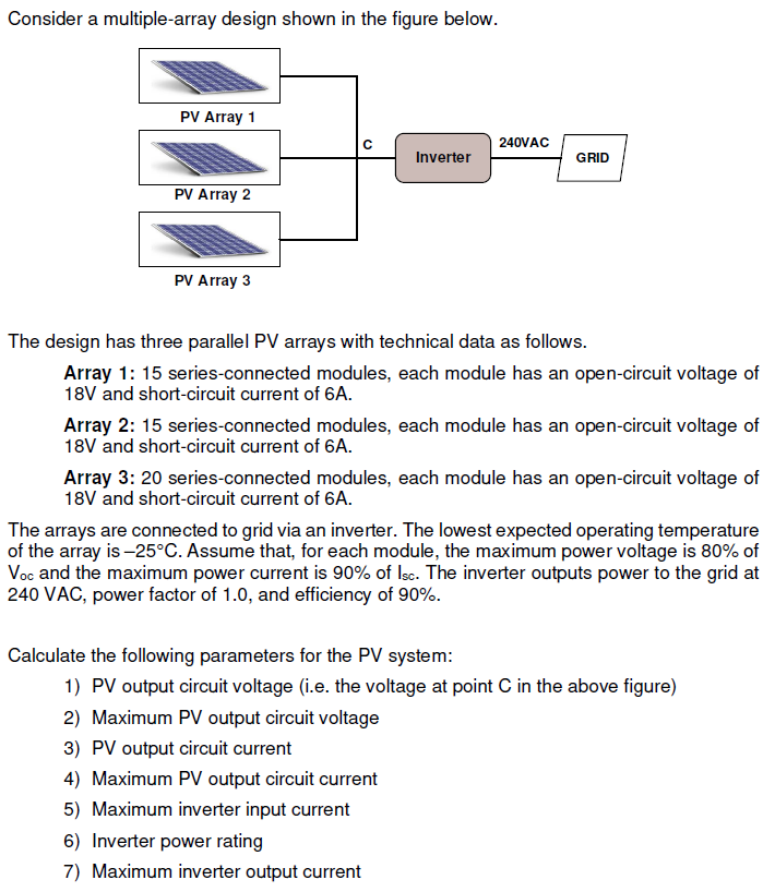 Solved Consider a multiple-array design shown in the figure | Chegg.com