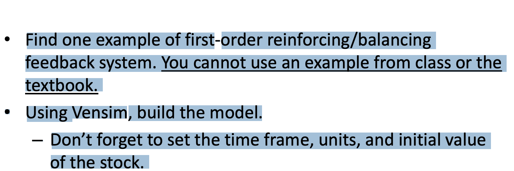 Find one example of first-order reinforcing/balancing | Chegg.com