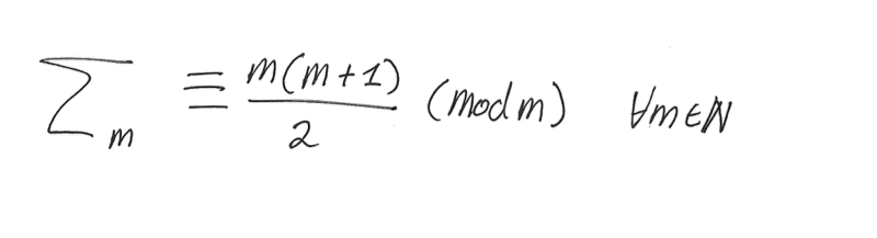 Solved Definition 1. The sum of all elements, modulo m. Ση Ξ | Chegg.com