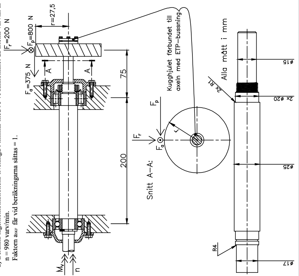 A shaft transmits power via an inclined gear which is | Chegg.com