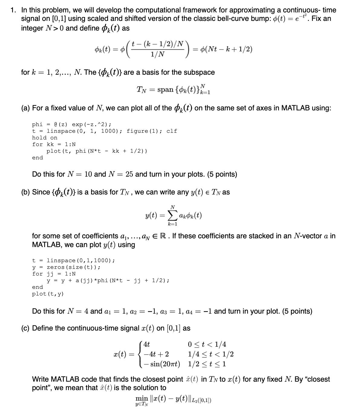 Solved 1. In this problem, we will develop the computational | Chegg.com