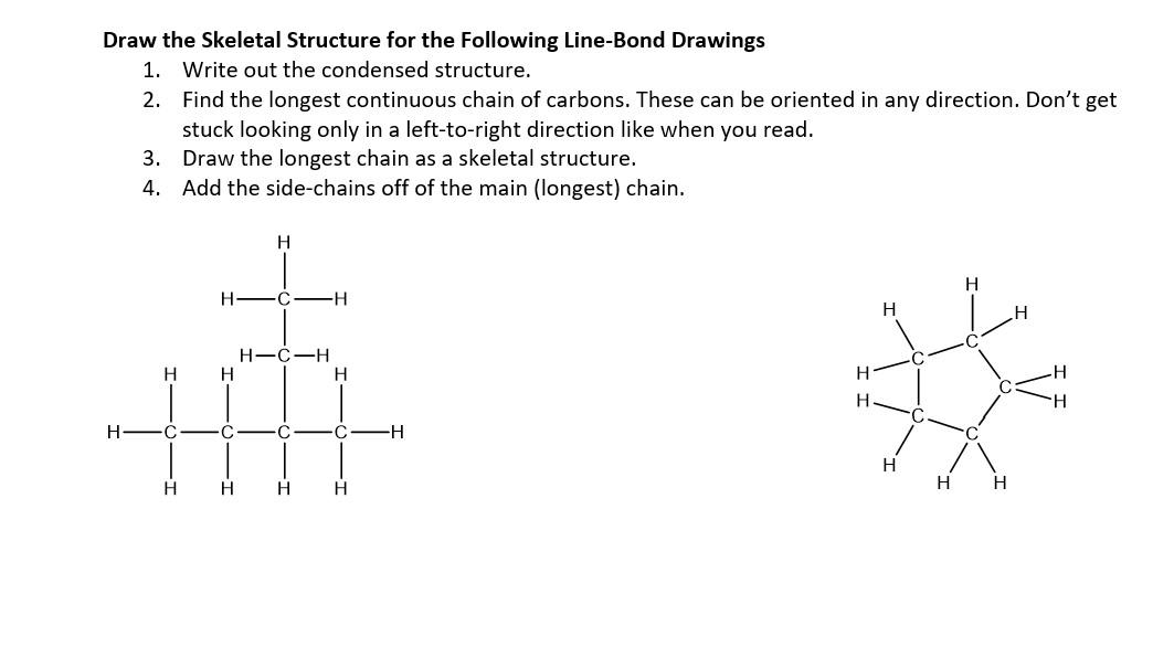 [Solved]: Draw the Skeletal Structure for the Following Li