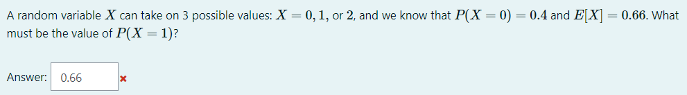 Solved A random variable X can take on 3 possible values: | Chegg.com