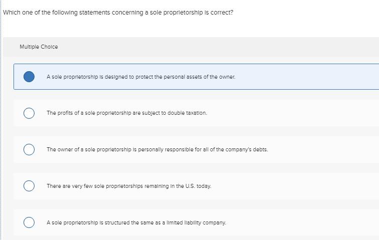 Solved Which one of the following statements concerning a | Chegg.com