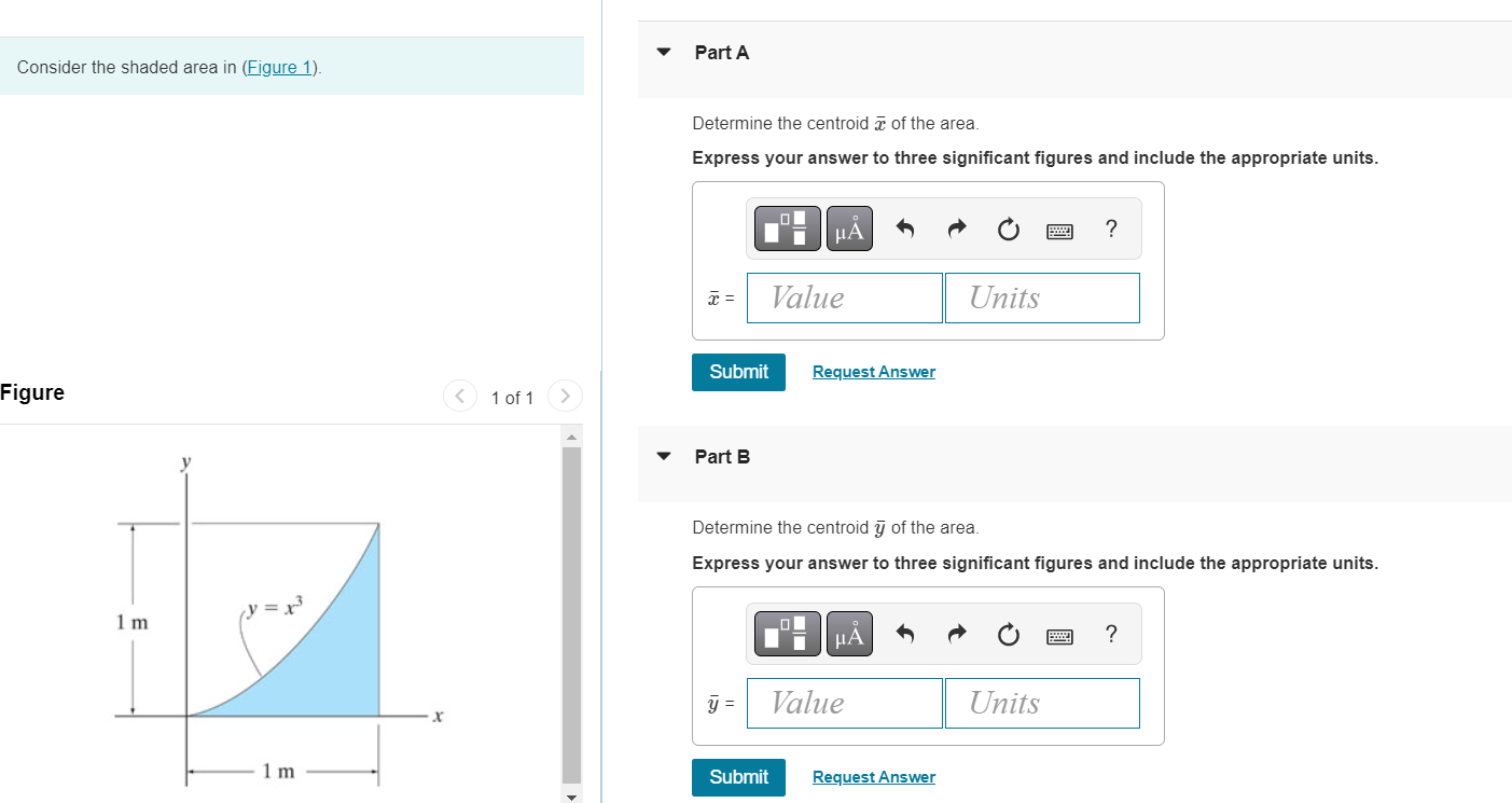 Solved Consider the shaded area in (Figure 1). Determine the | Chegg.com