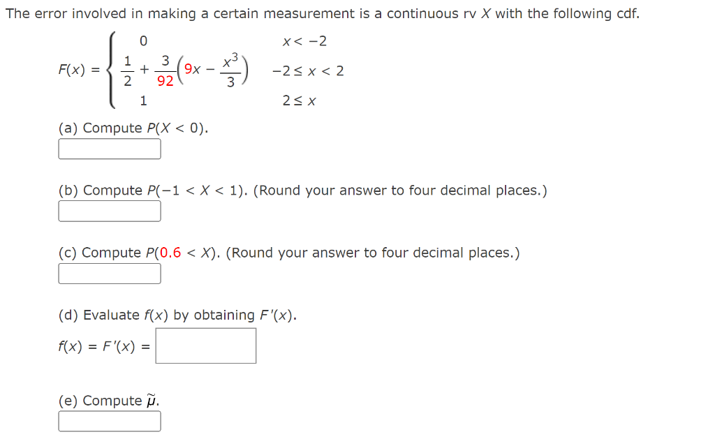 Solved The error involved in making a certain measurement is | Chegg.com