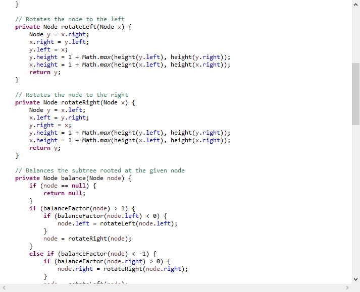 return node.value; // Returns the node associated | Chegg.com