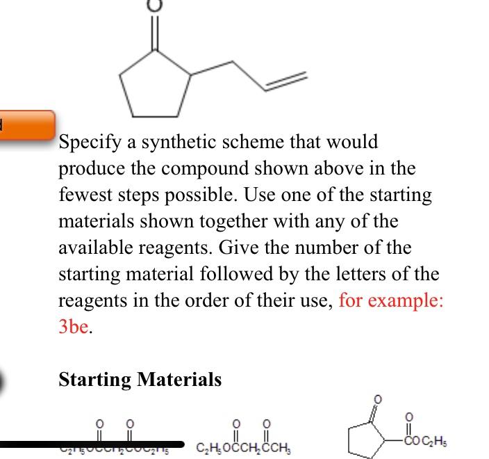 Solved Specify a synthetic scheme that would produce the | Chegg.com