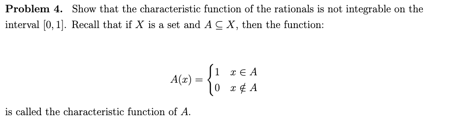 Solved Problem 4. Show that the characteristic function of | Chegg.com