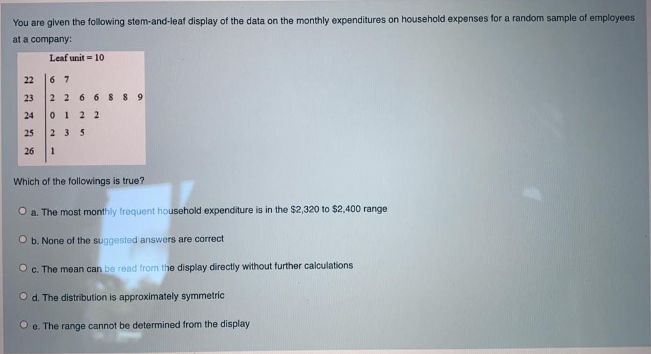 Solved Is a standard deviation of 20 a large number | Chegg.com