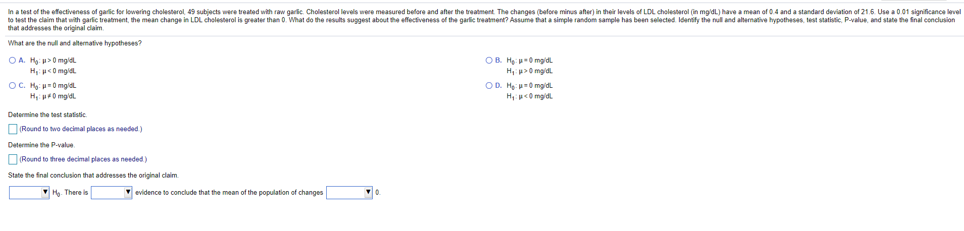 Solved the options for the final part are [ Reject / Fail to | Chegg.com