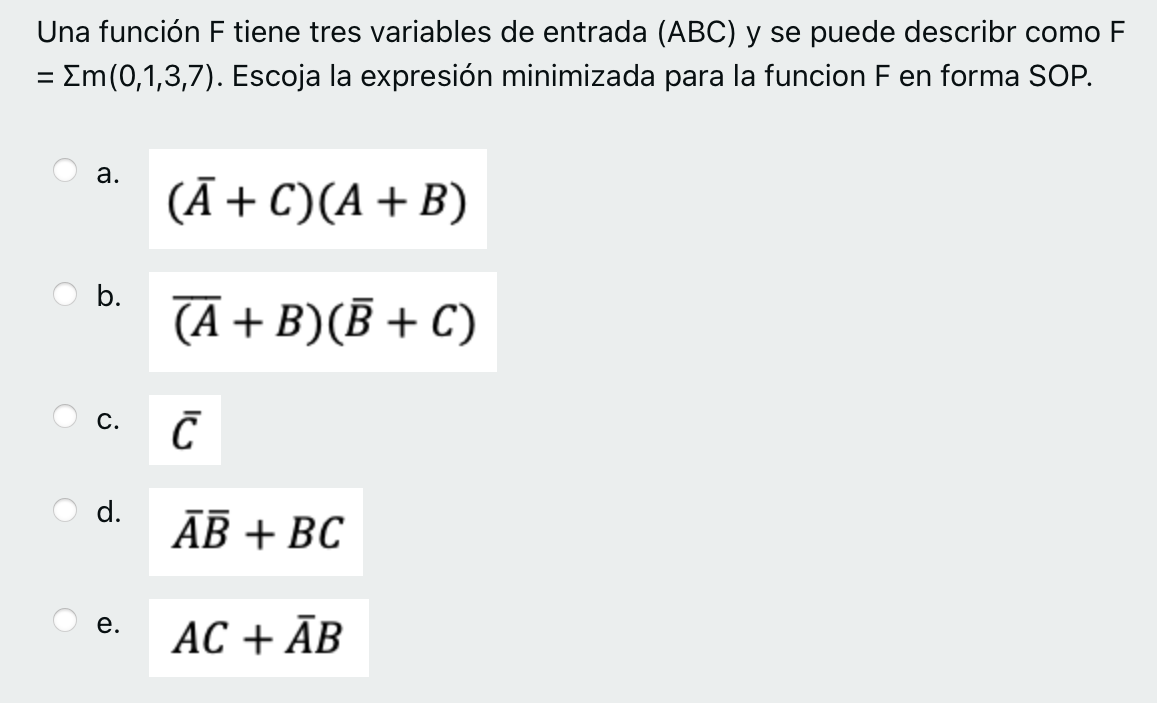 Solved A function F has three input variables (ABC) and can | Chegg.com