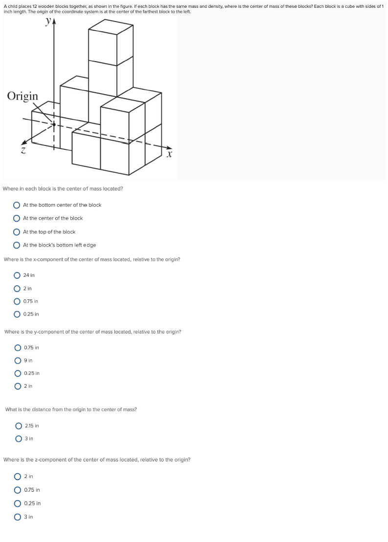 Solved A child places 12 wooden blocks together, as shown in | Chegg.com